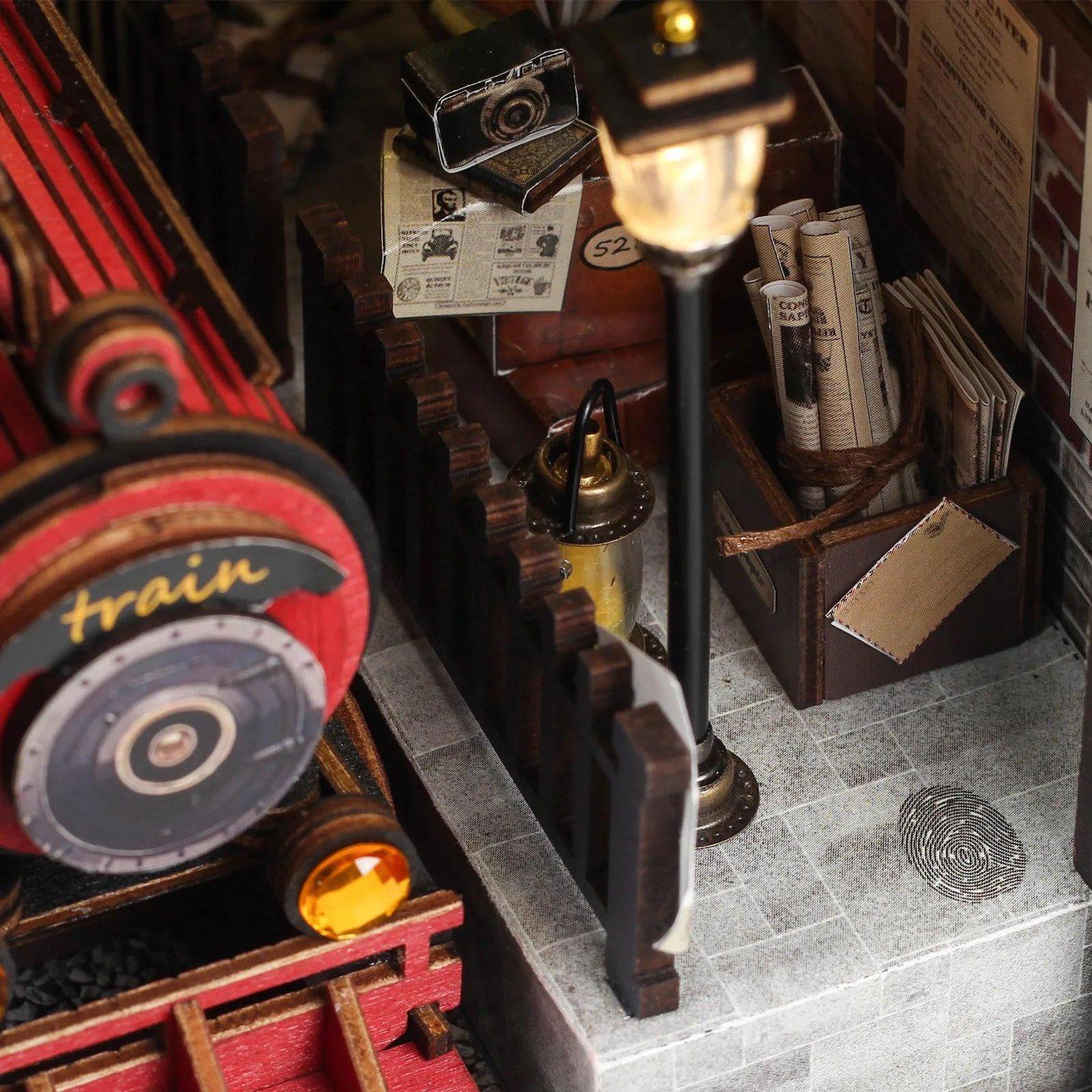 Magic Train Platform DIY Book Nook Kit: Magical Express Bookshelf ...