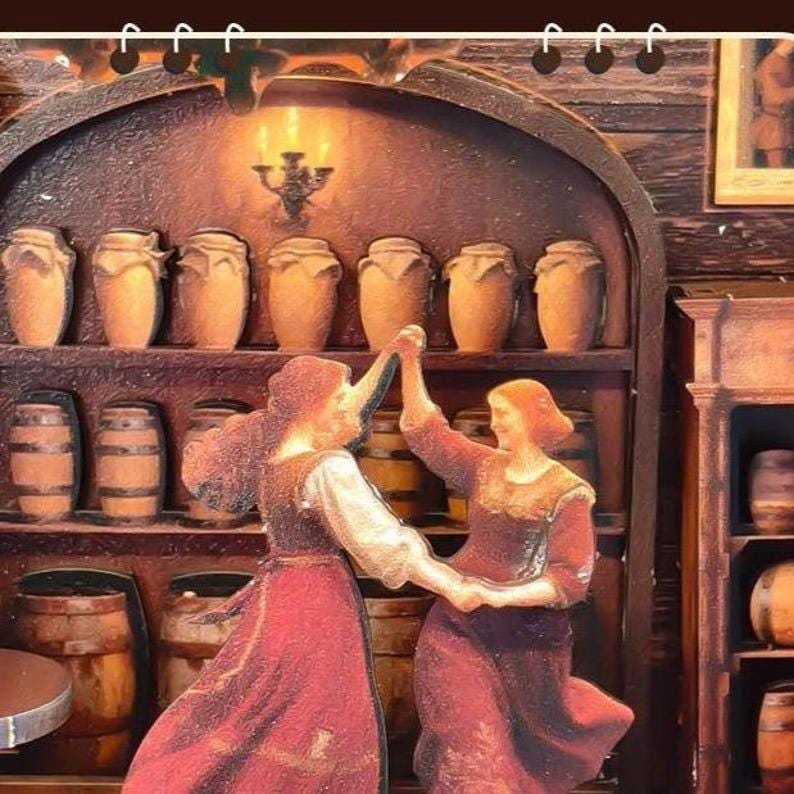 DIY Book Nook Kit: Medieval Tavern Miniature Bookshelf Insert - Etsy