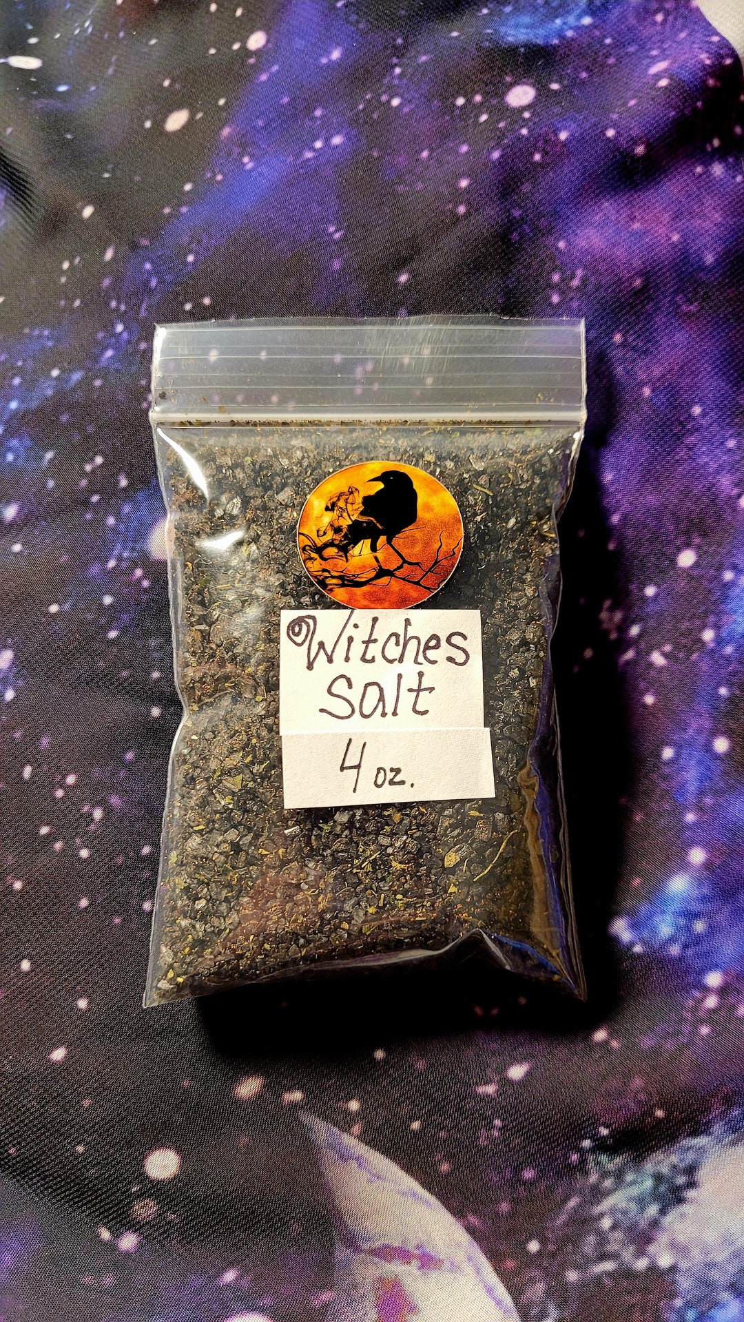 Black Witches Banishing Salt Hand Crafted Remove Curses Protection ...