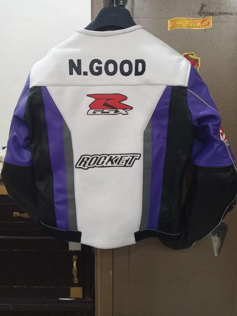 Suzuki Yoshimura Racing Leather Jacket – Motorcycle Biker Gear, Custom ...
