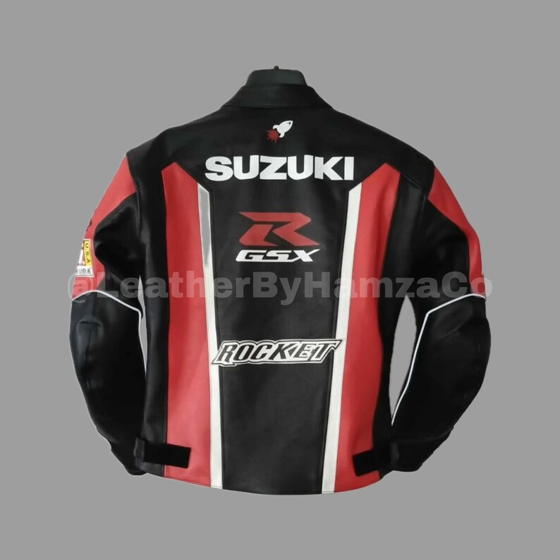 Custom Suzuki Yoshimura Leather Racing Jacket – Motogp-inspired Biker ...