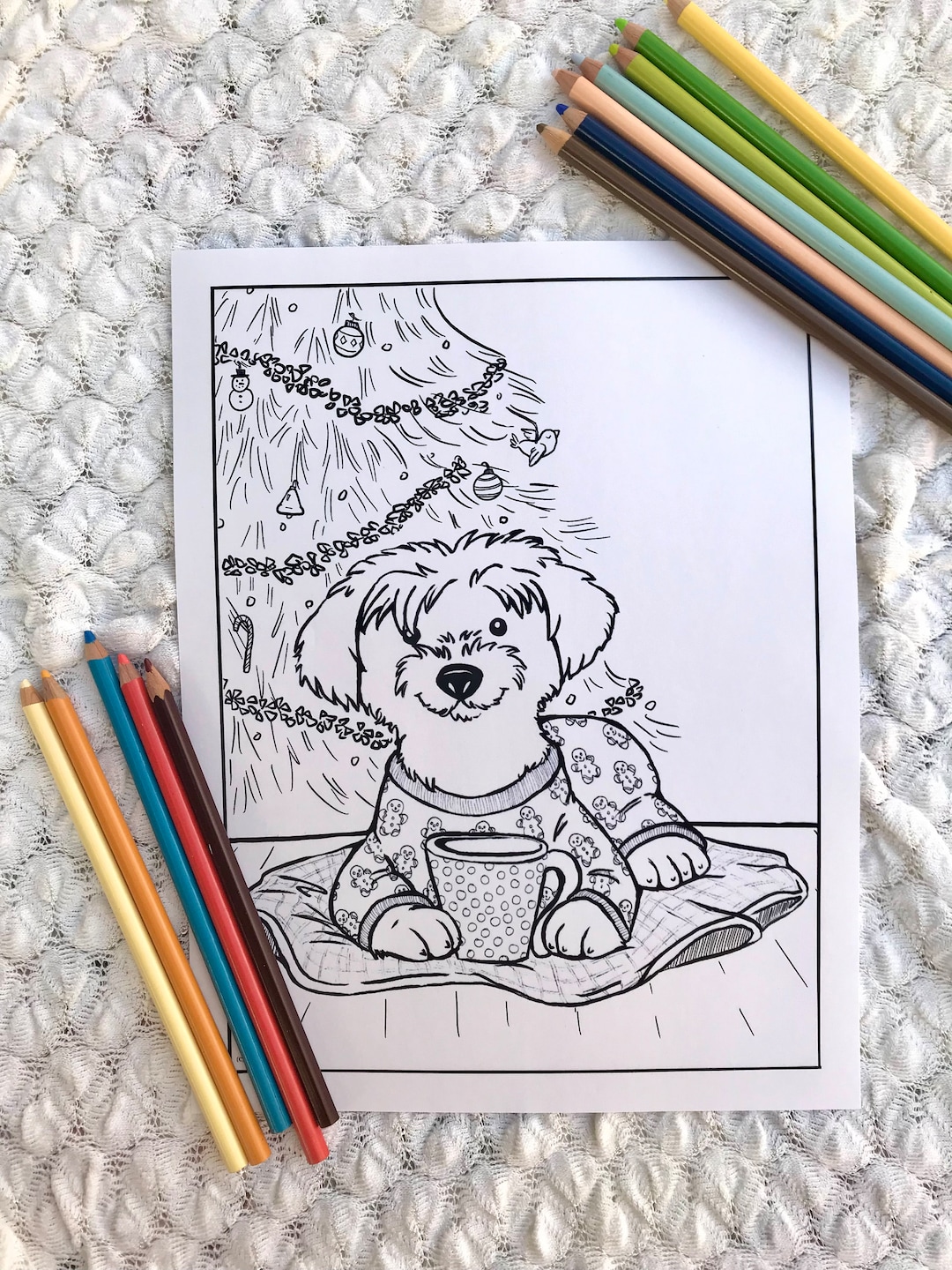 Printable Instant Download—luna’s Pajamas, A Hand Drawn, Artist Made ...