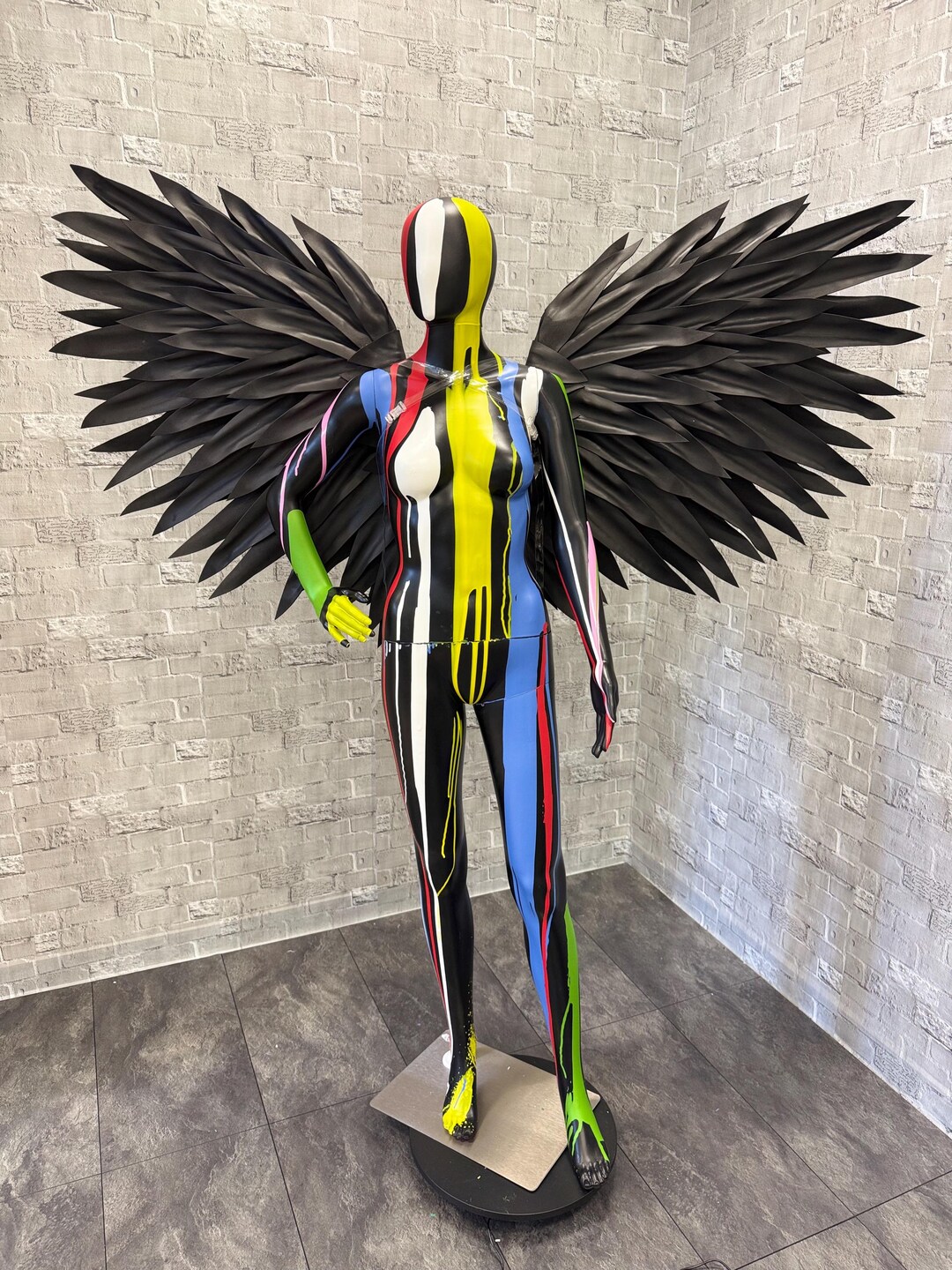 Dark Fantasy Costume Wings, Handmade Foam Wings for Cosplay, Fantasy ...