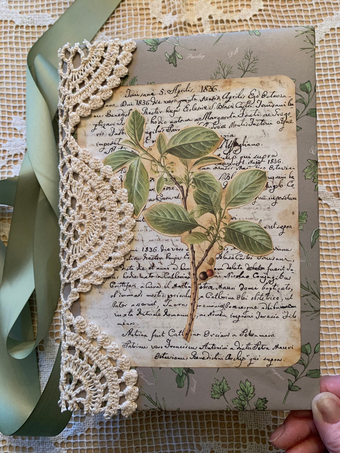 SALE Herbal Garden Junque Journal Was 132.00 - Etsy