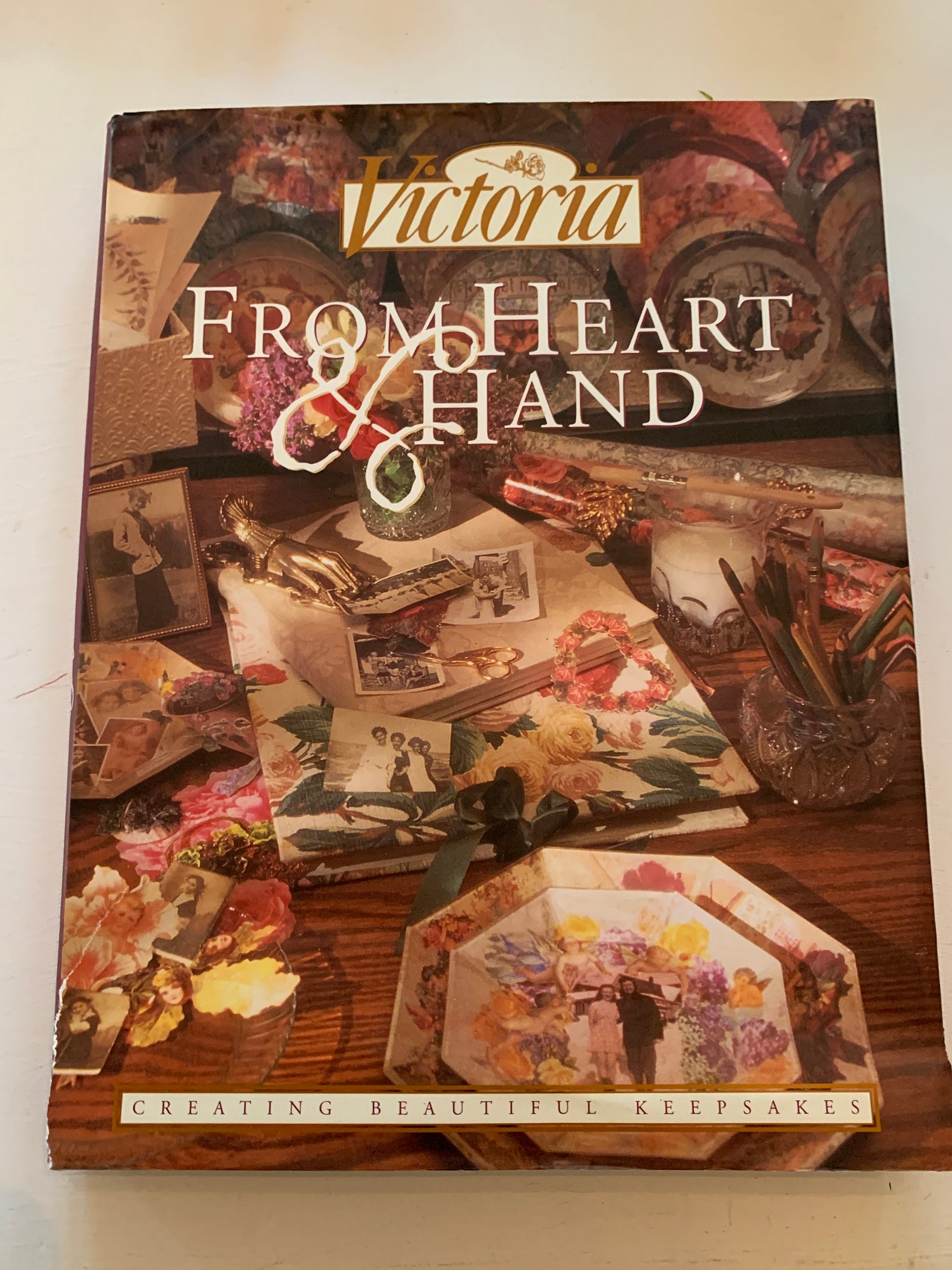 Two Crafting Books, Victoria From Heart and Hand and Crafting With Lace ...