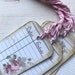 Gift Tags Ledger Tags Mini Ledger Tags Shabby Chic Tags - Etsy