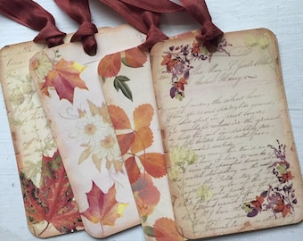 Thanksgiving Gift Tags double Layered Vintage Inspired - Etsy