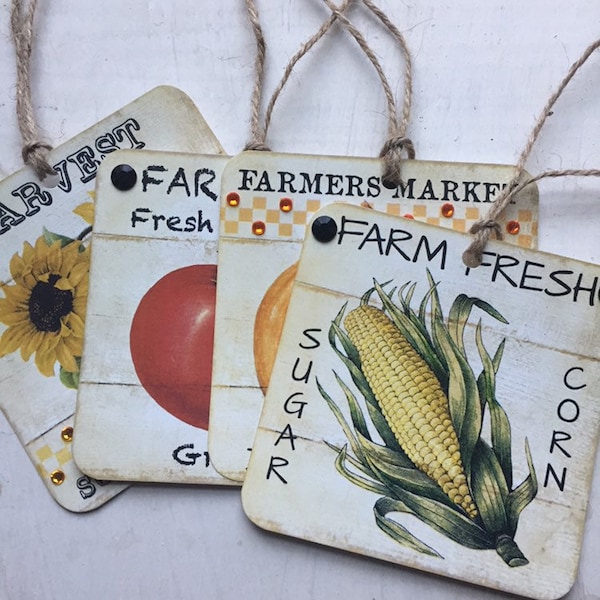 Farmers Market Tags - Etsy