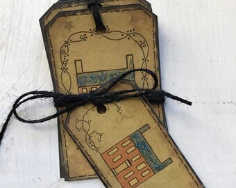 Primitive Tags - Etsy