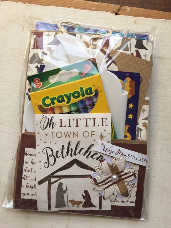 Christmas Eve Nativity Religious Kids Christmas Boxes /packs | Etsy