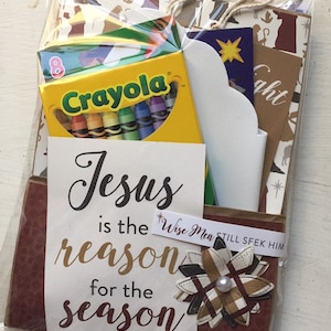 Christmas Eve Nativity Religious Kids Christmas Boxes /packs Jesus ...