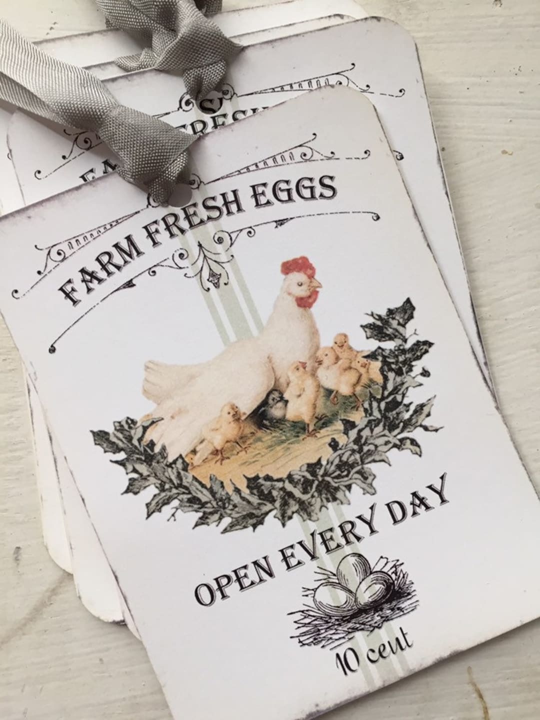 Farm Fresh Eggs Gift Tags Chicken and Eggs Tags Housewarming Gift Tags ...
