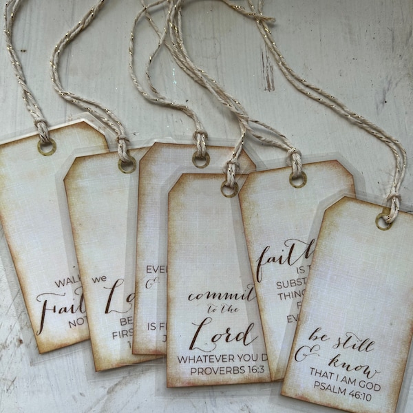 Scripture Tags - Etsy