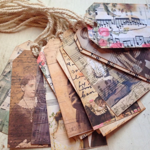 Vintage Style Tags - Etsy