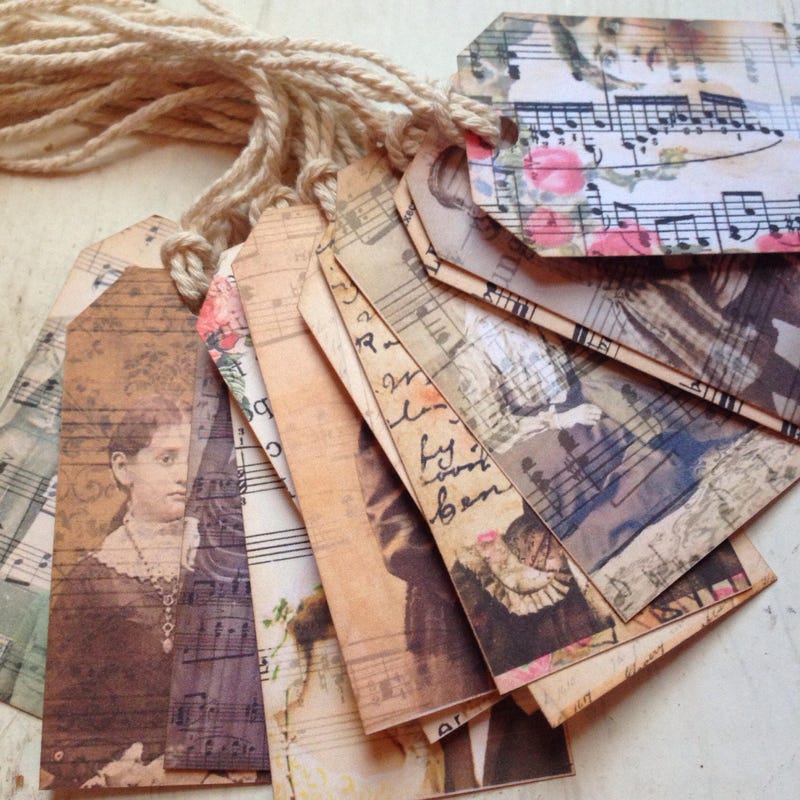 Vintage Style Tags - Etsy