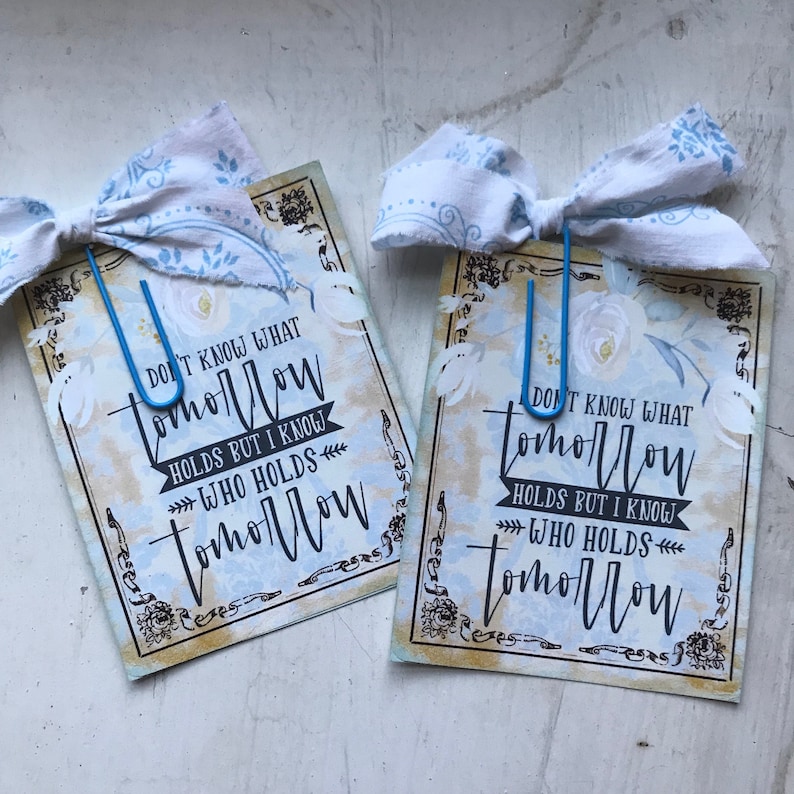 Christian Scripture Gift Tags: Shabby Chic Inspirational Bookmarks, Set ...