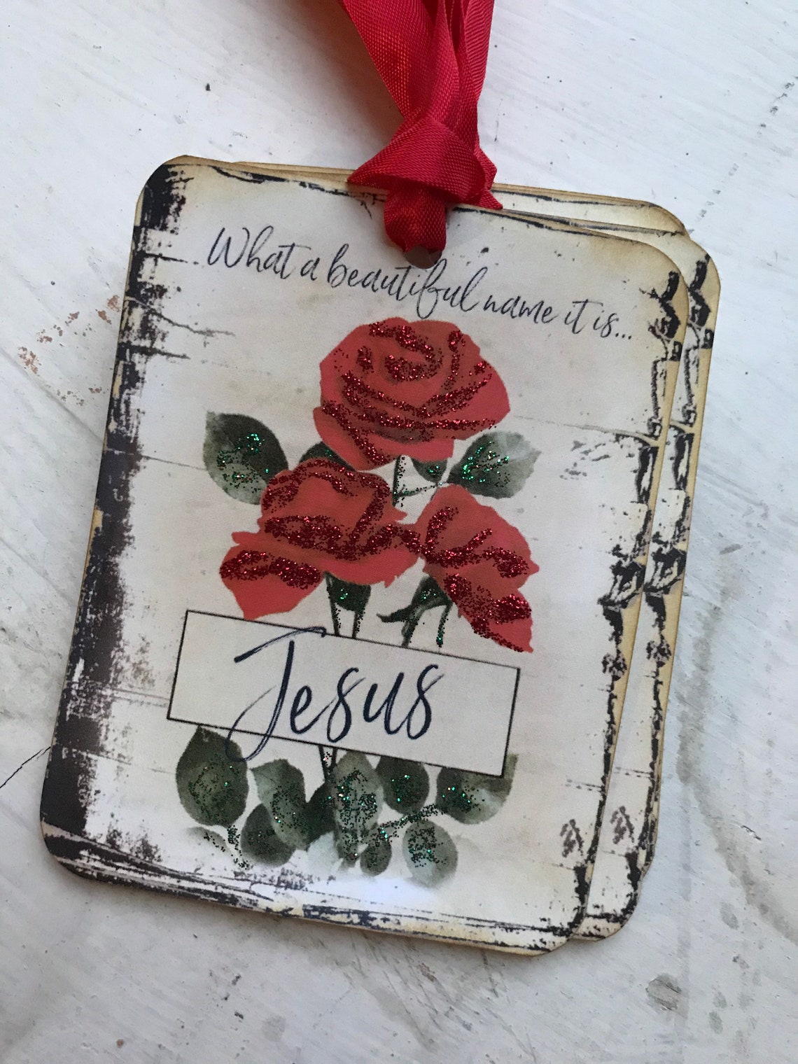 Gift Tags JESUS What a Wonderful Name It is Jesus Tags - Etsy UK