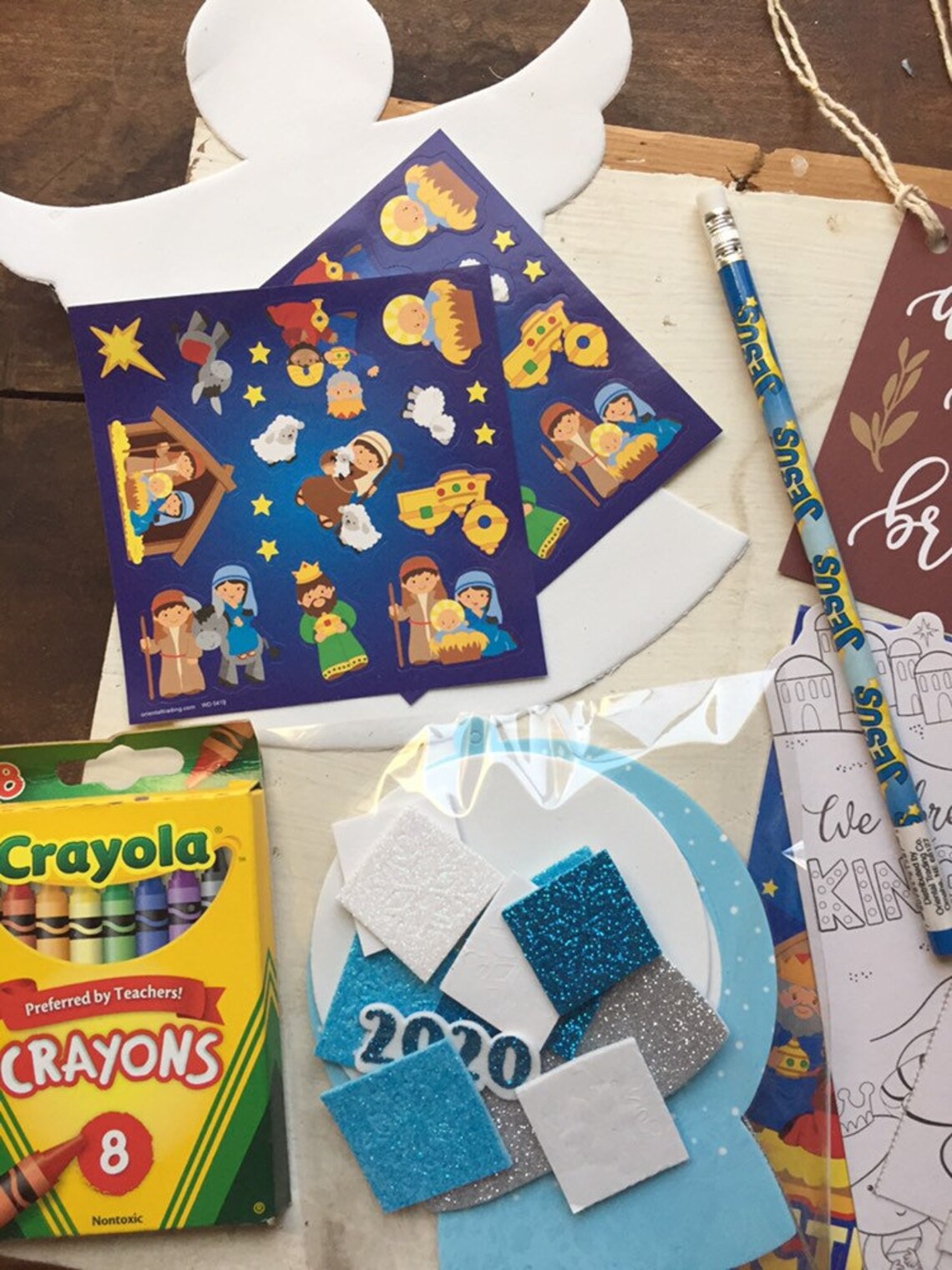 Christmas Eve Nativity Religious Kids Christmas Boxes /packs | Etsy