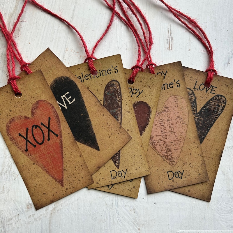 Primitive Tags - Etsy