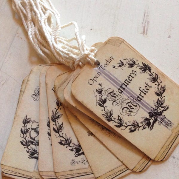 Farmers Market Tags - Etsy