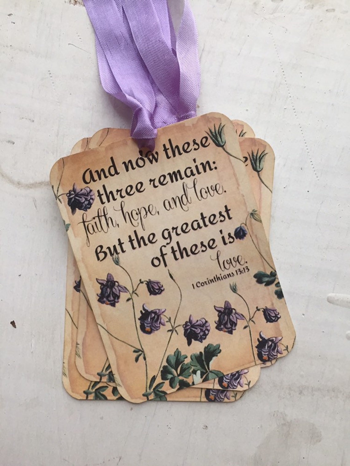 Gift Tags Faith Hope Love Tags Inspirational Tags Scripture - Etsy