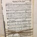 Vintage Hymnal Music Sheet Sign Shelf Decor Religious Hymnal Book Signs ...