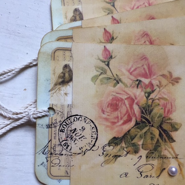 Vintage Style Tags - Etsy