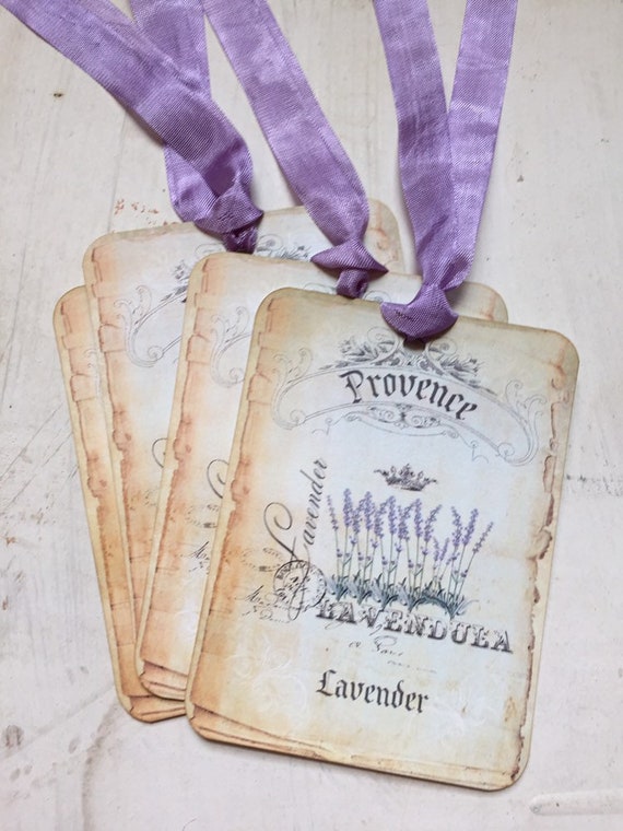 Gift Tags Lavender Flowers Provence FRENCH Inspired Tags | Etsy
