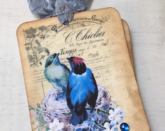 Gift Tags Bird - Etsy