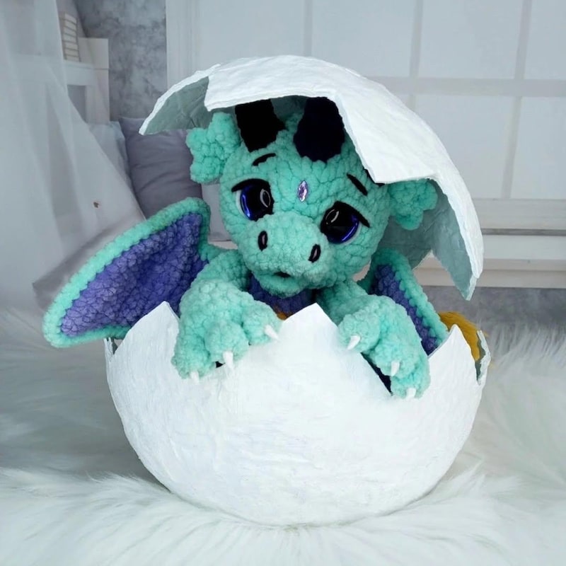 Crochet Hand Dragon Pattern - Etsy