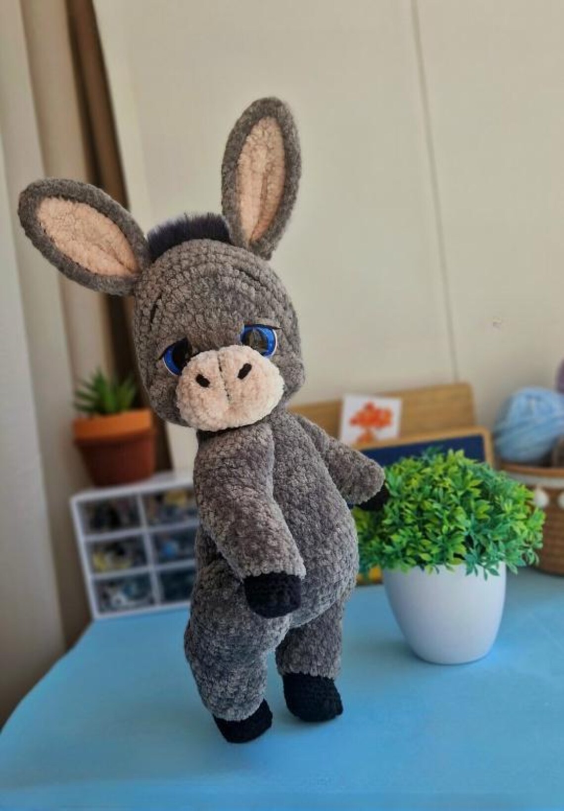 Cute Donkey Crochet Pattern PDF | Amigurumi Donkey Tutorial | Stuffed ...