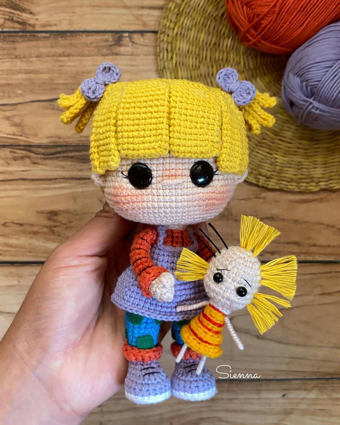 DIY Angelica Pickles Amigurumi Crochet Pattern – Create the Iconic ...