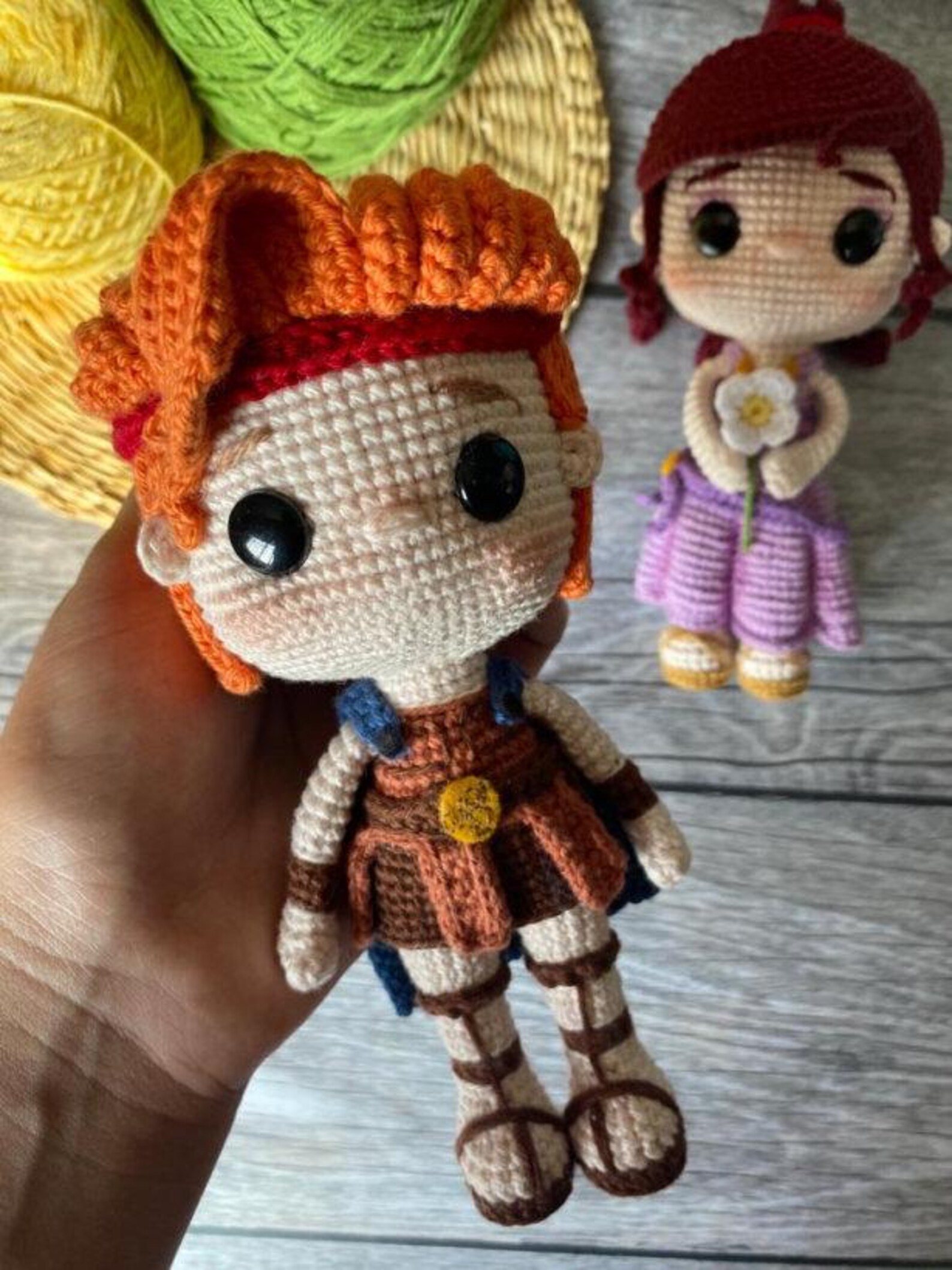 DIY Hercules & Megara Amigurumi Crochet Patterns 2-in-1 – Bring the ...