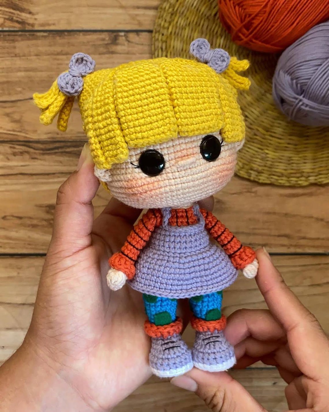 DIY Angelica Pickles Amigurumi Crochet Pattern – Create the Iconic ...