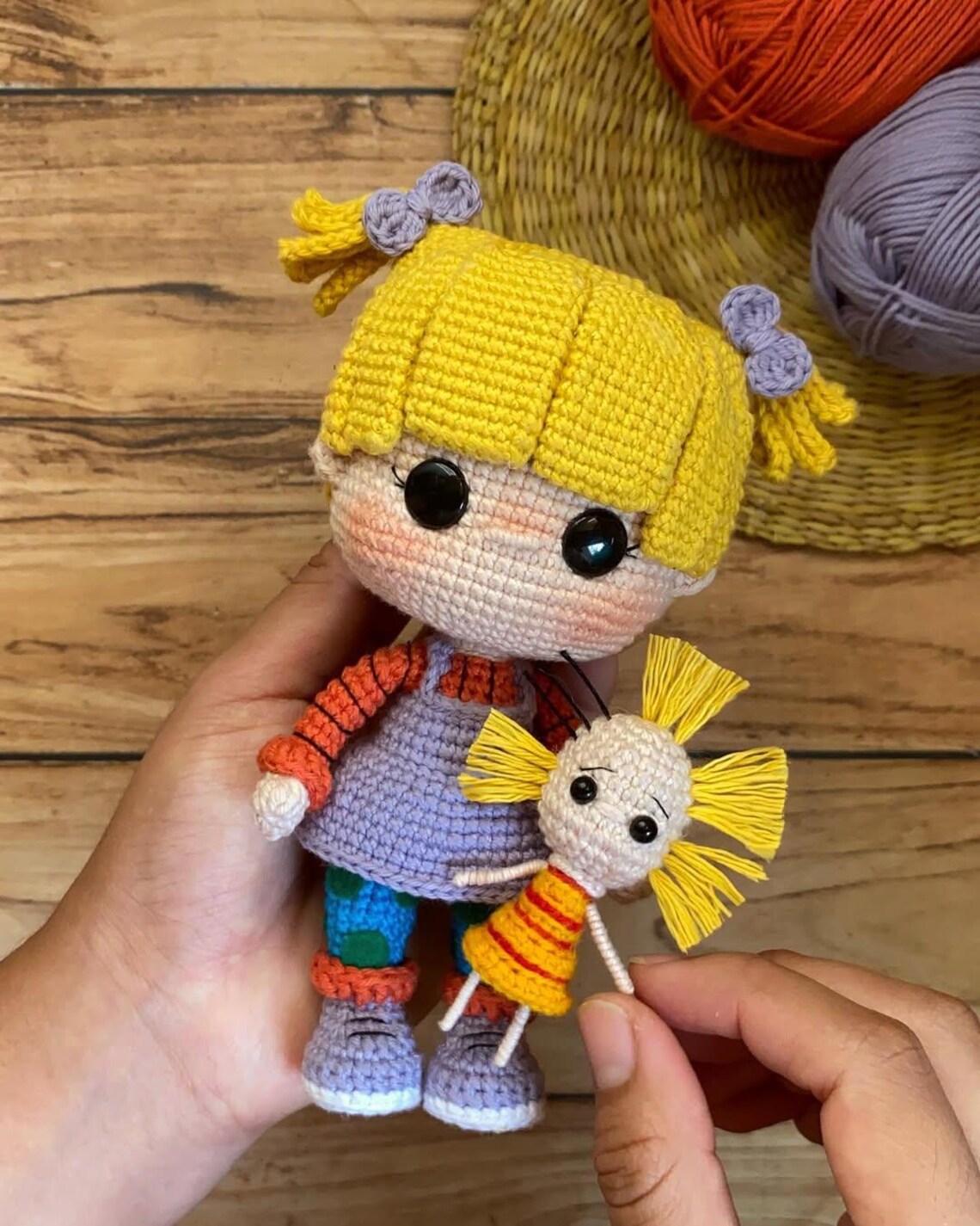DIY Angelica Pickles Amigurumi Crochet Pattern – Create the Iconic ...