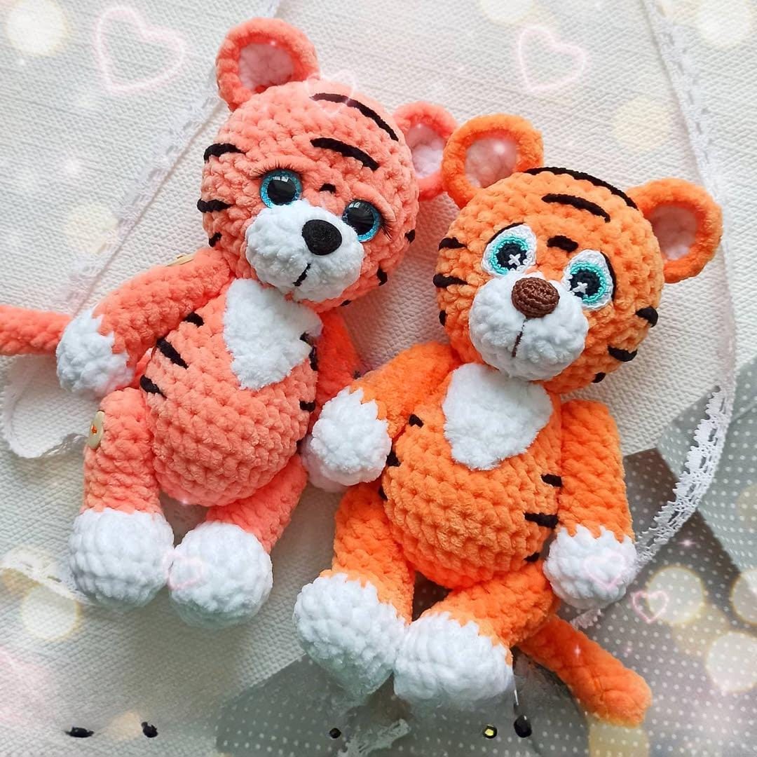 Amigurumi Tiger Crochet Pattern: Step-by-step Plush Toy (PDF Pattern ...