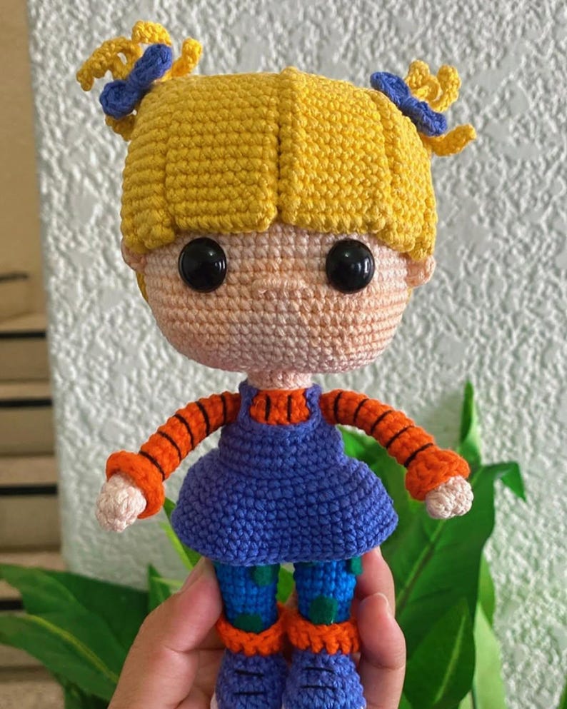 DIY Angelica Pickles Amigurumi Crochet Pattern – Create the Iconic ...