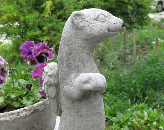 Ferret With Angel Wings Statue - Etsy