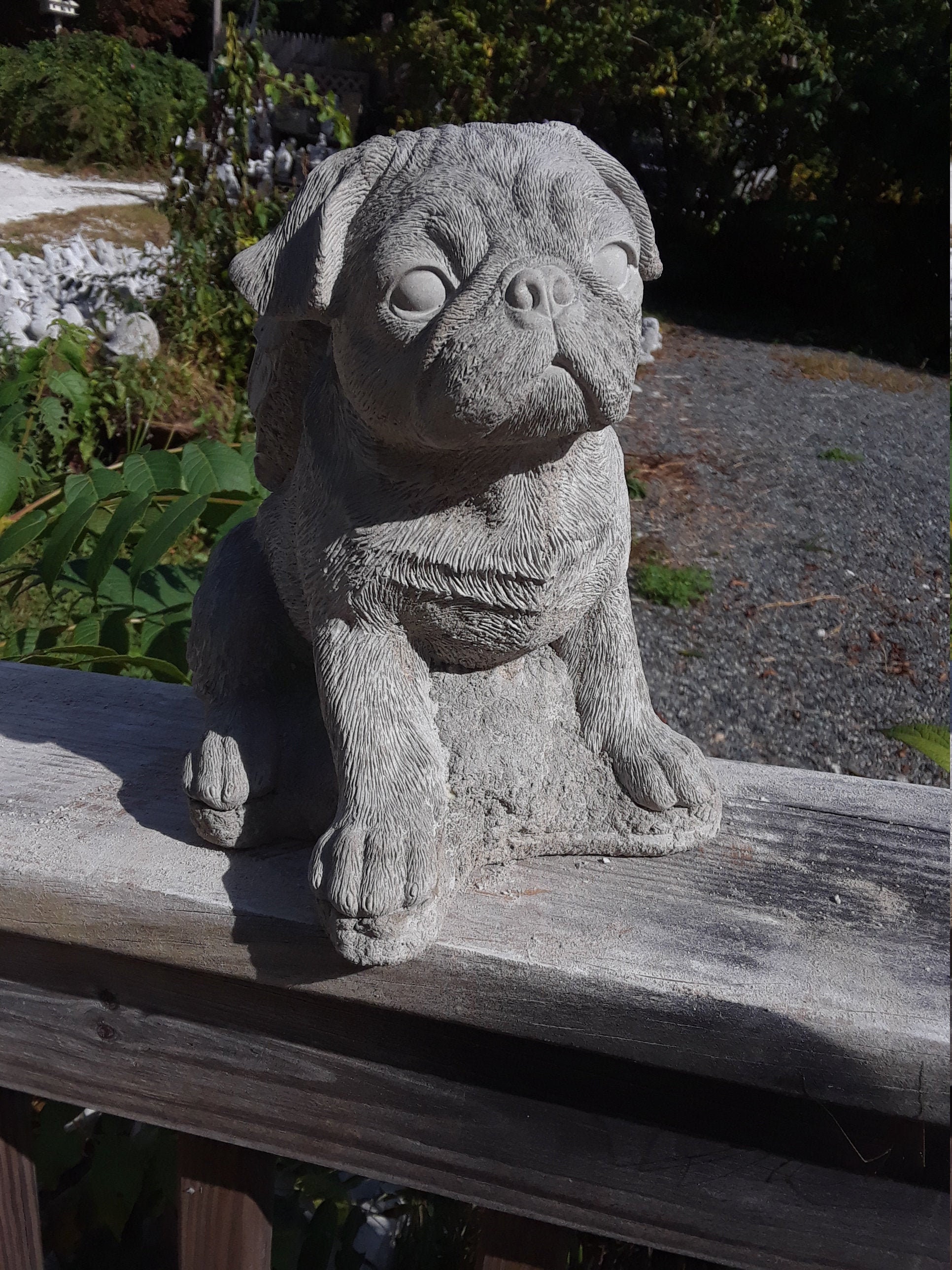 Pug Angel Statue - Etsy