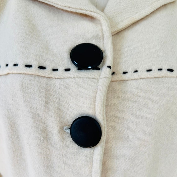 50s Blazer and Skirt, Size S, Big Button Jacket with … - Gem