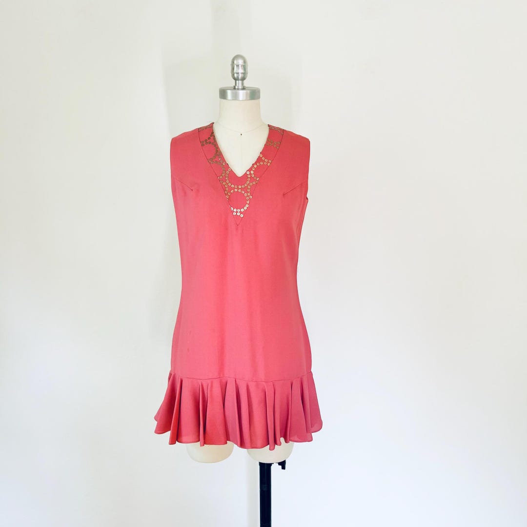 70s Sequin Disco Dress With Matching Jacket, Young Innocent by Arpeja ...