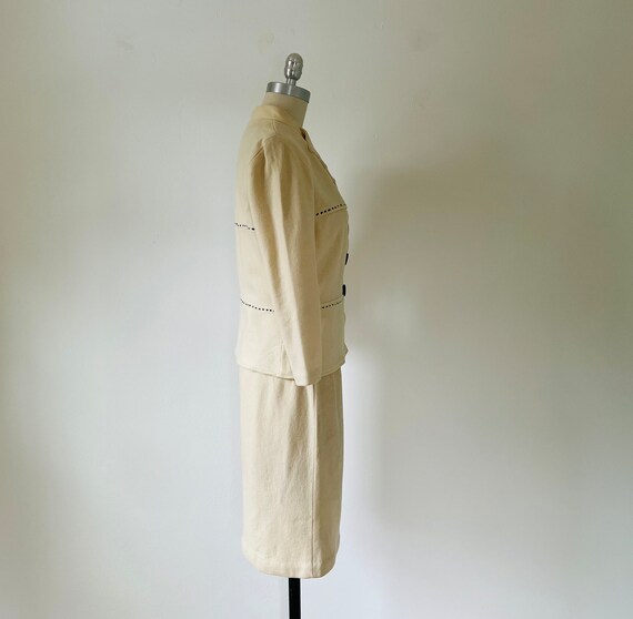 50s Blazer and Skirt, Size S, Big Button Jacket with … - Gem