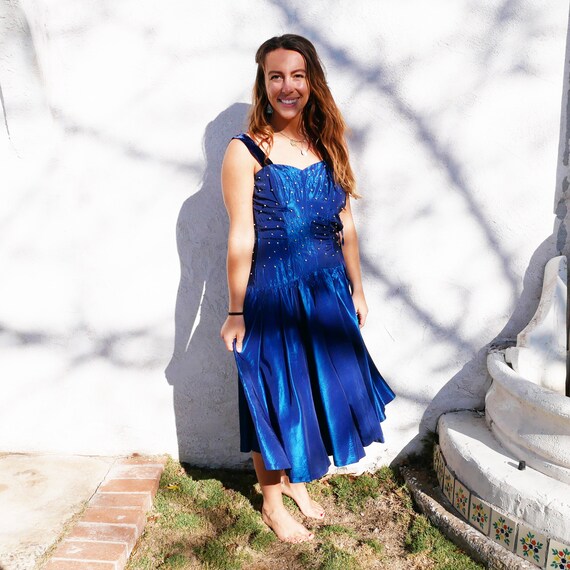 Dark Blue Dress and Coat Set, XS - Gem