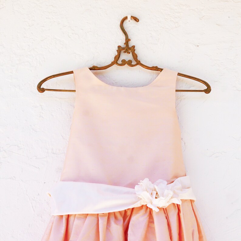 Girls Formal Dress Pink Flower Girl Dress Child Size 8 | Etsy