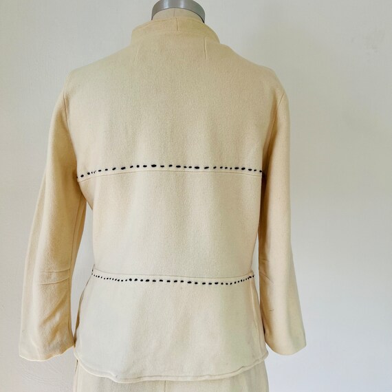50s Blazer and Skirt, Size S, Big Button Jacket with … - Gem