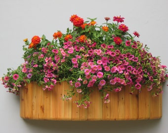 Upcycled Pallet Planter Boxes // Plant Box // Window Flower Box - Etsy