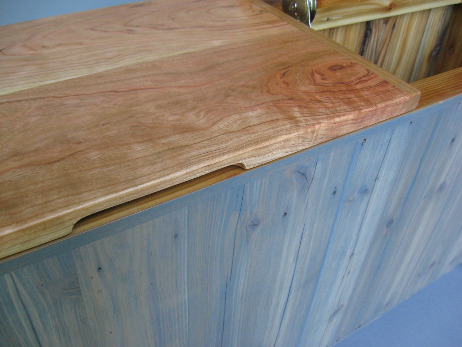 Reclaimed Wood Storage Chest/bench - Etsy