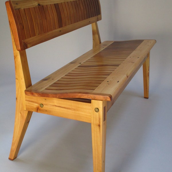 Cedar Bench - Etsy