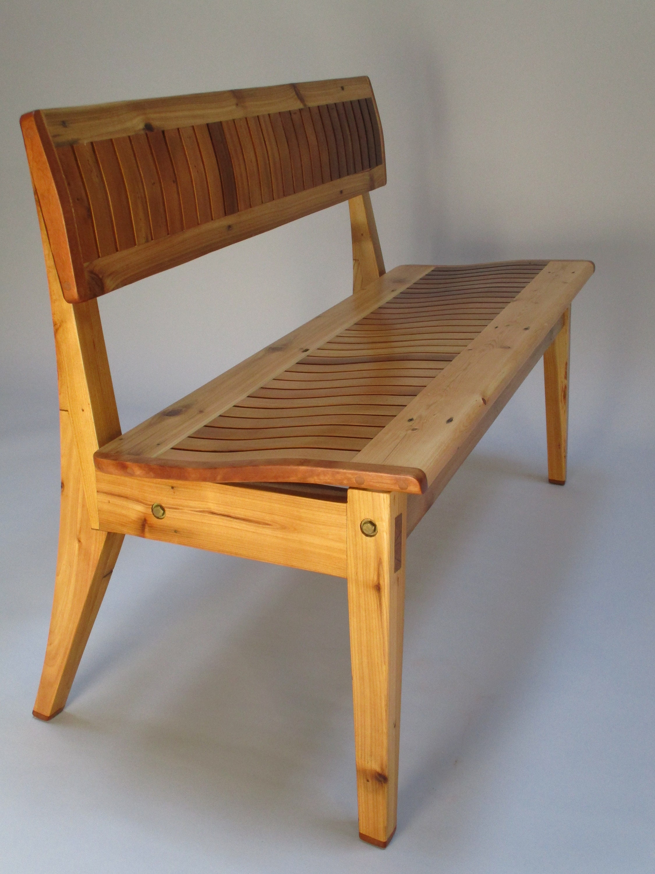 Cedar Outdoor Bench - Etsy