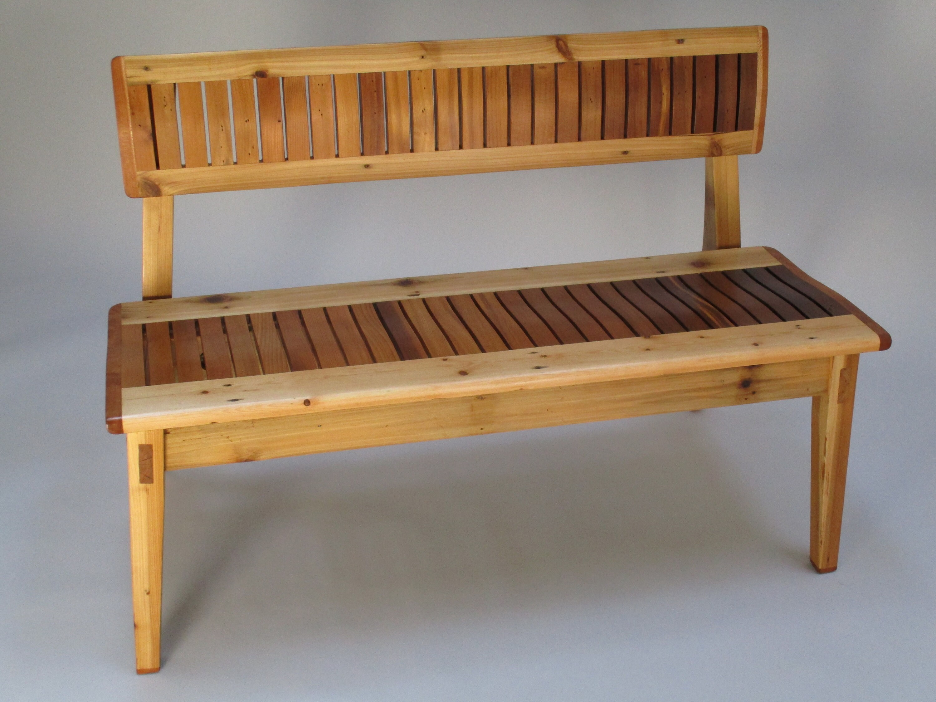 Cedar Outdoor Bench - Etsy